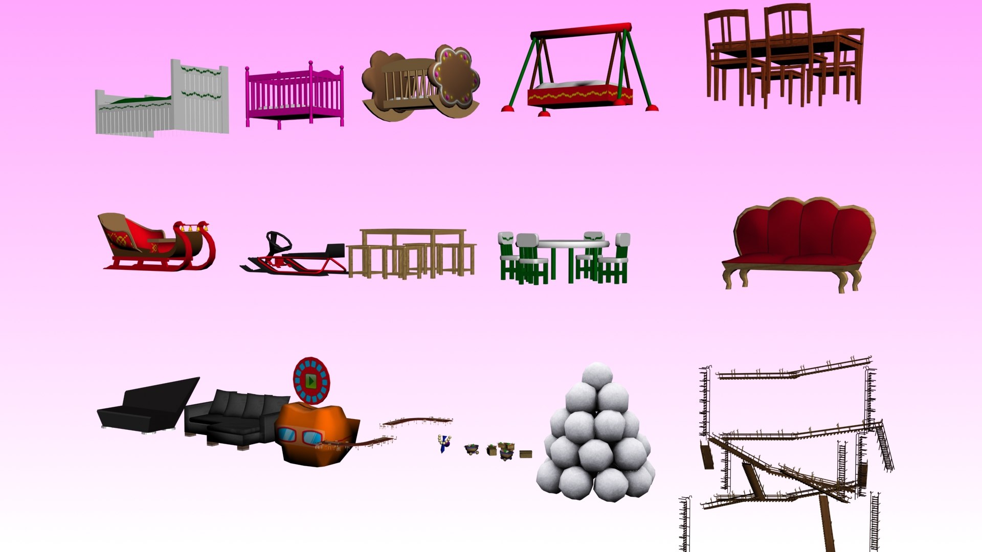 3D GAME MODEL LOW POLY PP 04 - TurboSquid 2220755