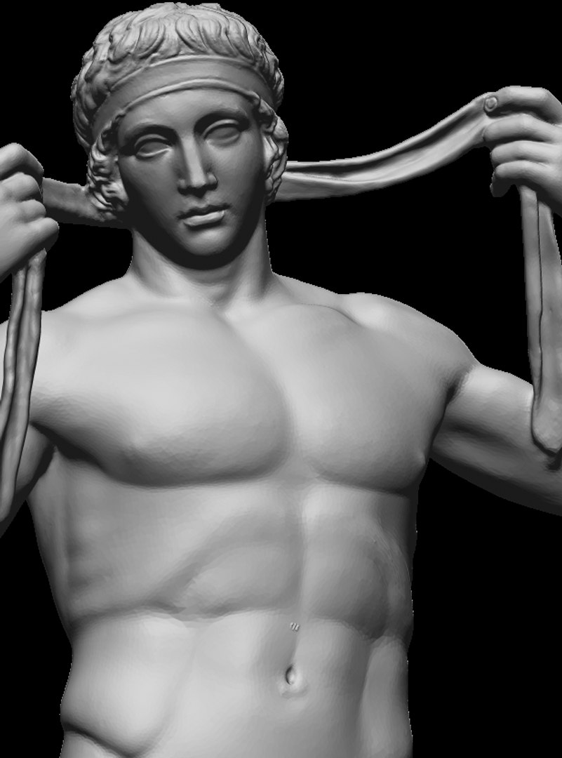 3D Diadoumenus Greek Sculpture - TurboSquid 1496860