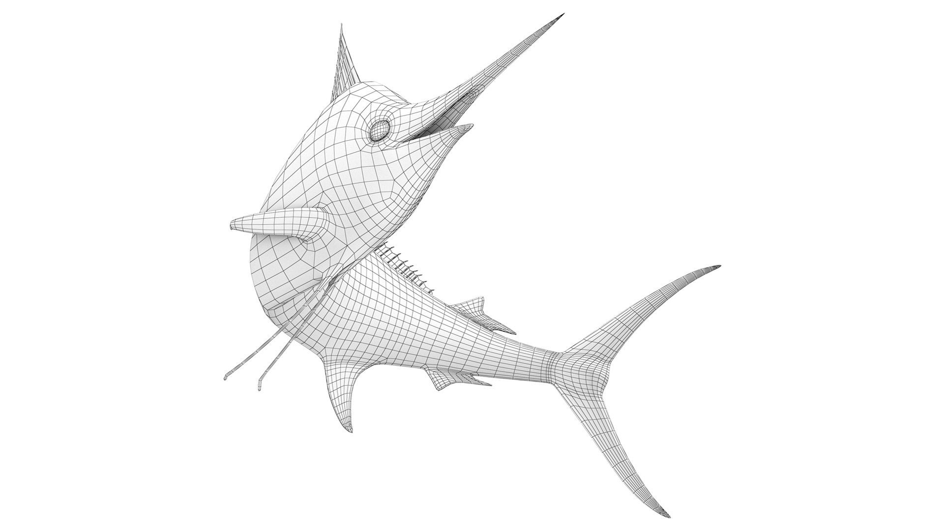 Marlin fish 3D - TurboSquid 2145935