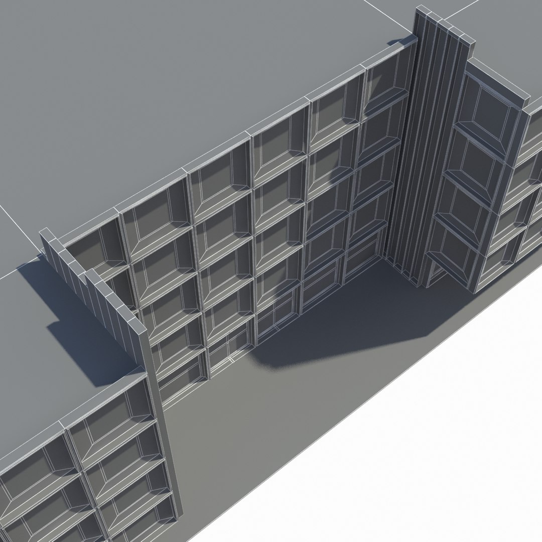 3d School Building Model
