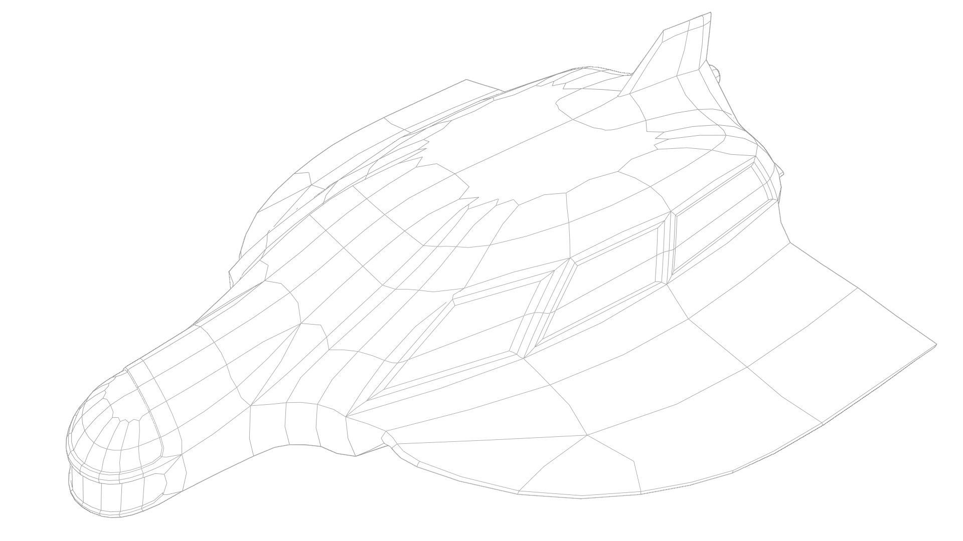 Sci-Fi Military Fighter - Spaceships 3D Model - TurboSquid 1936699