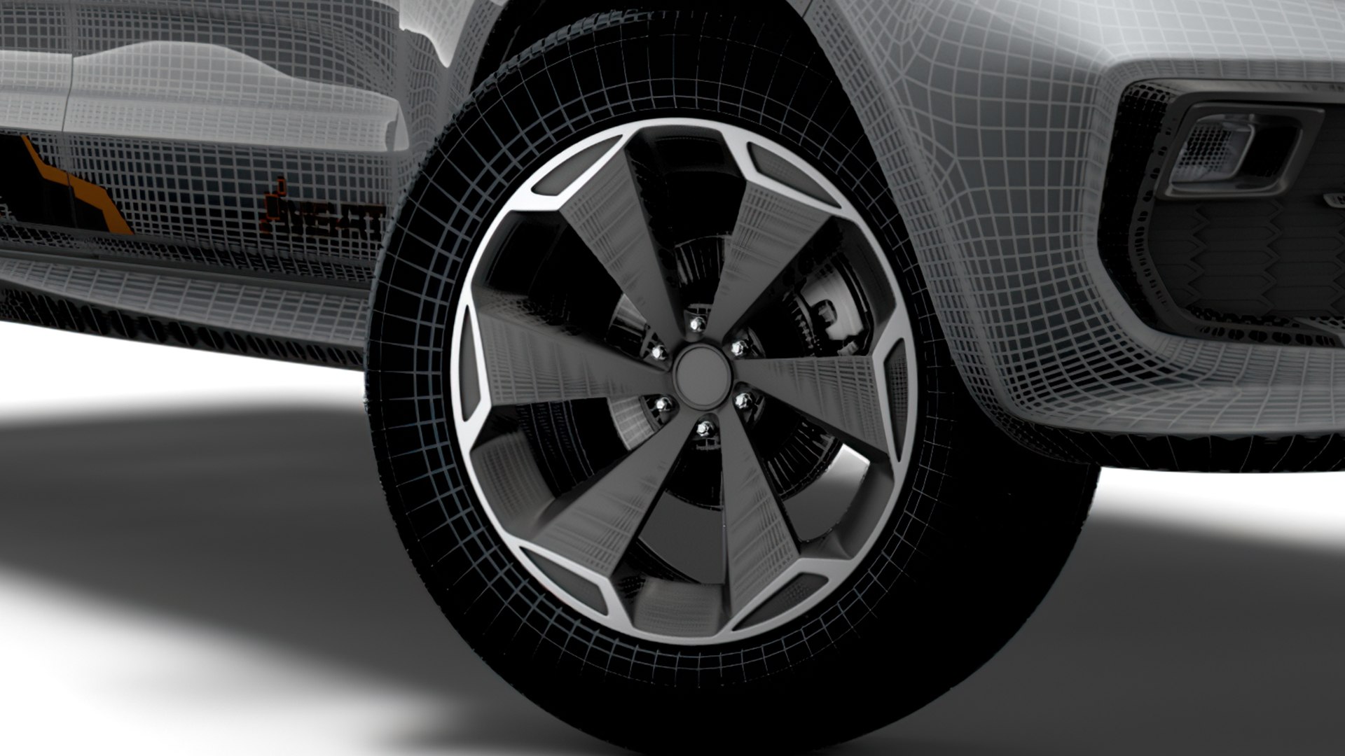 3D Ford Ranger MS RT 2022 Wheel Model - TurboSquid 2009253