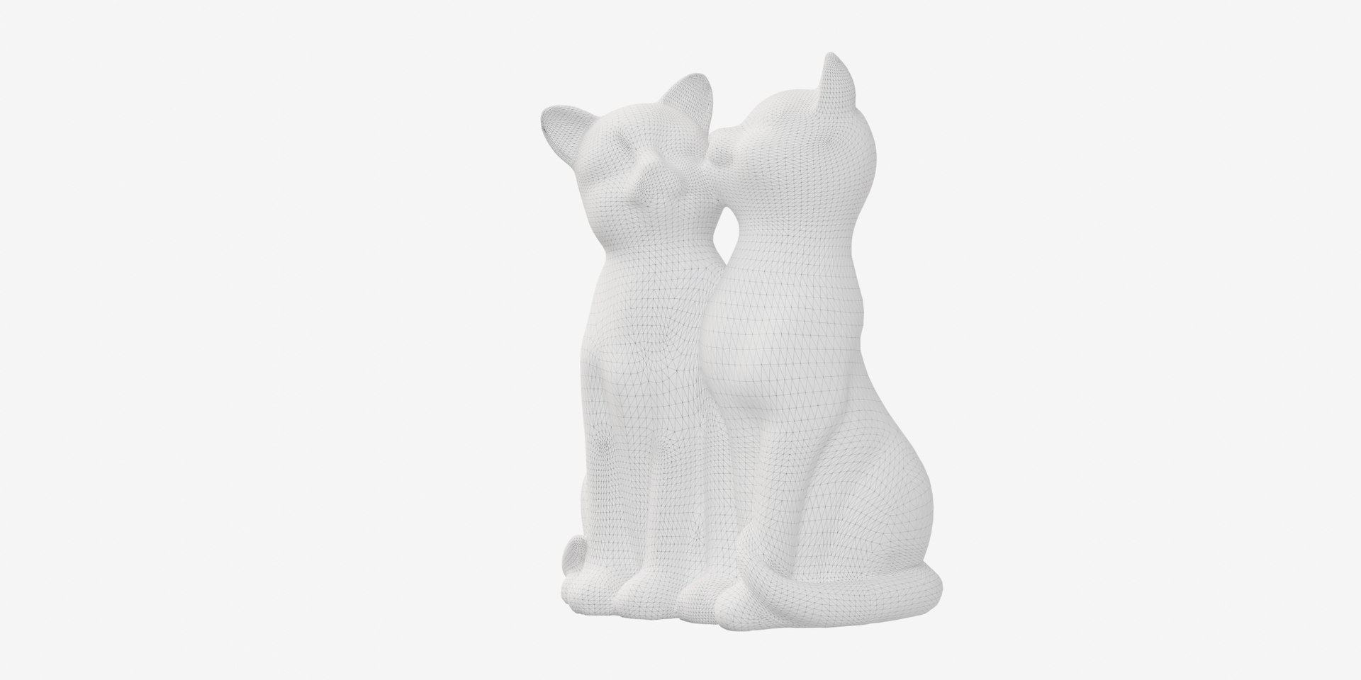 3D Model 3Dscan Cats Cuddle - TurboSquid 2345910