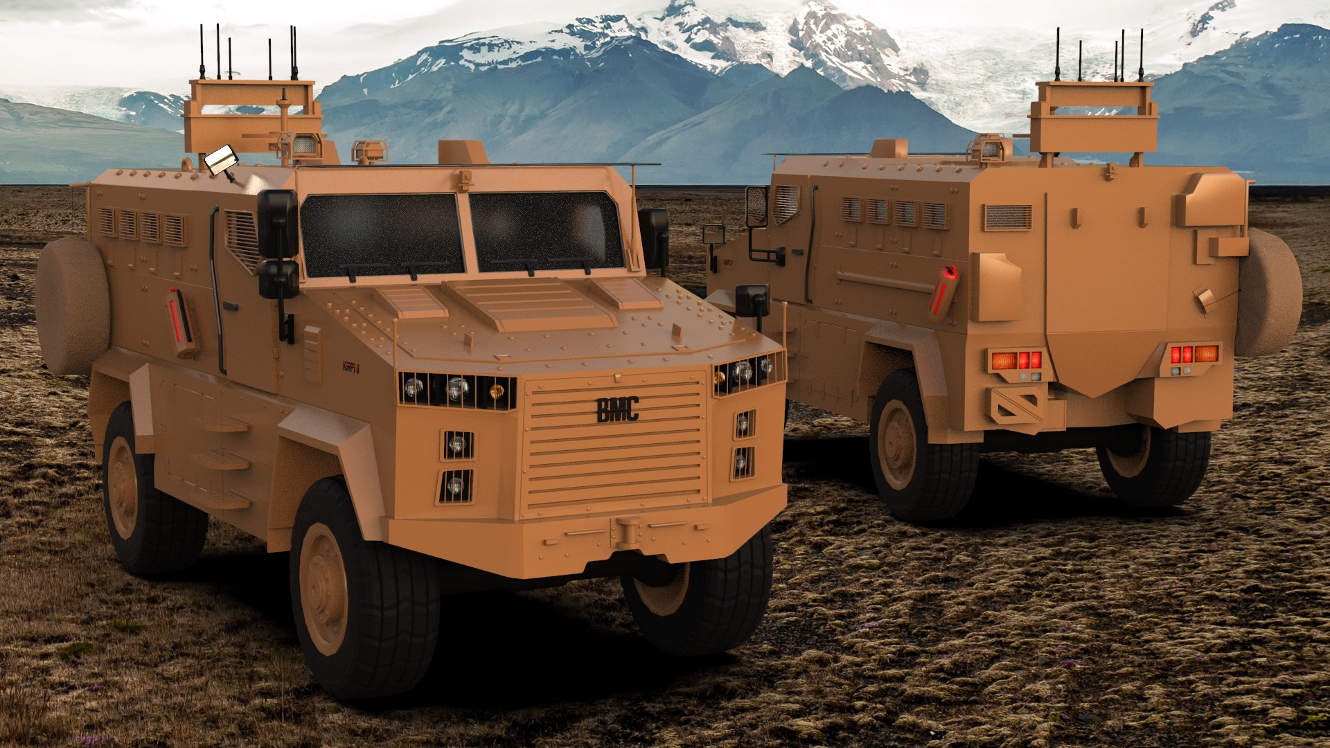 Kirpi Bmc 3D Model - TurboSquid 1463517