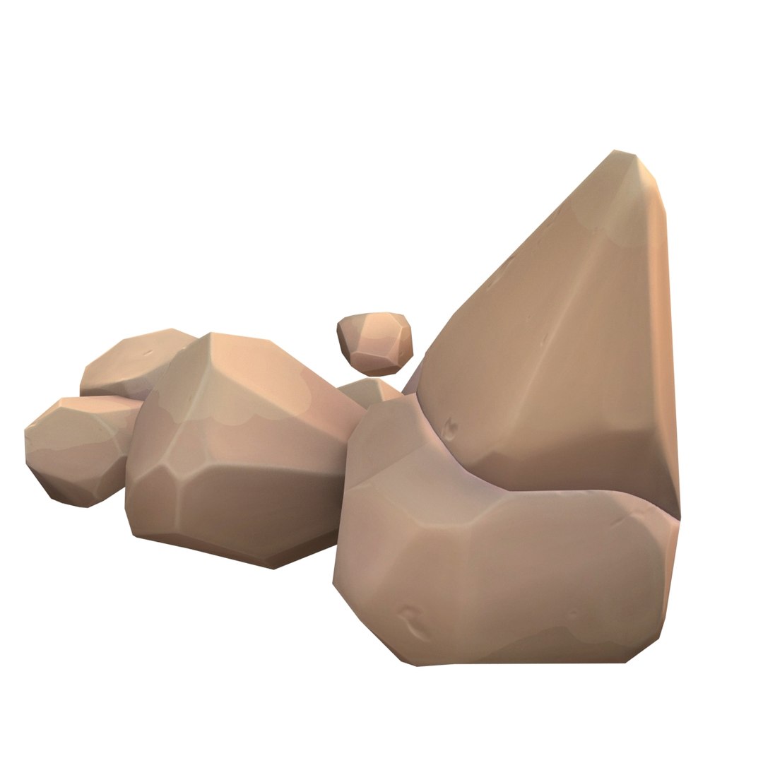 Cartoon Rock 3D - TurboSquid 1579023