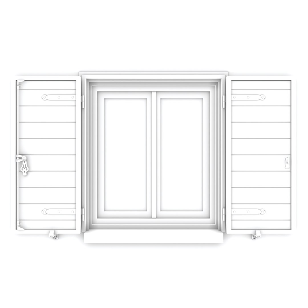 3D Aluminium Shutter Exterior Model - TurboSquid 1555338