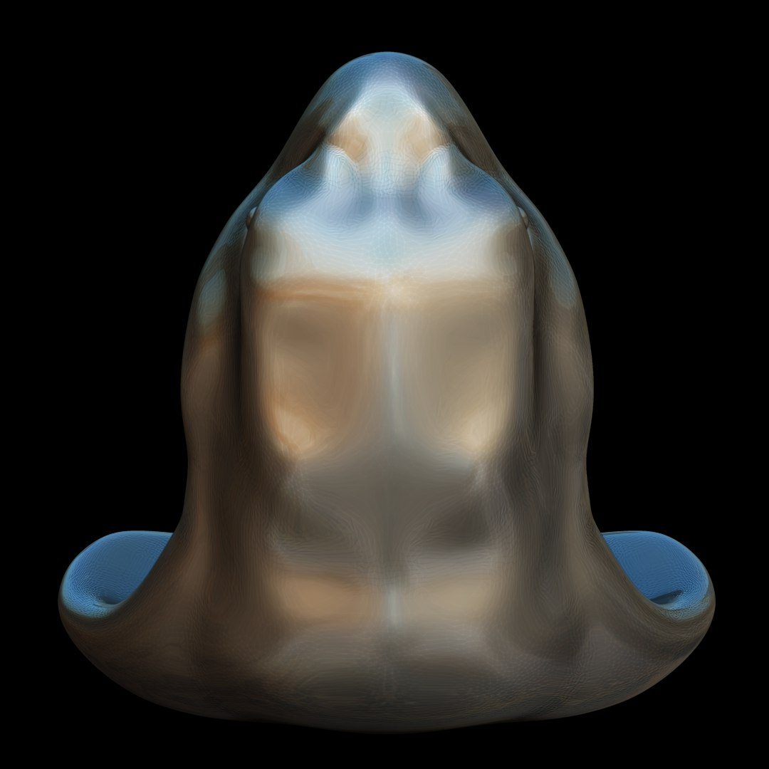 3d Snake Head Sculpture
