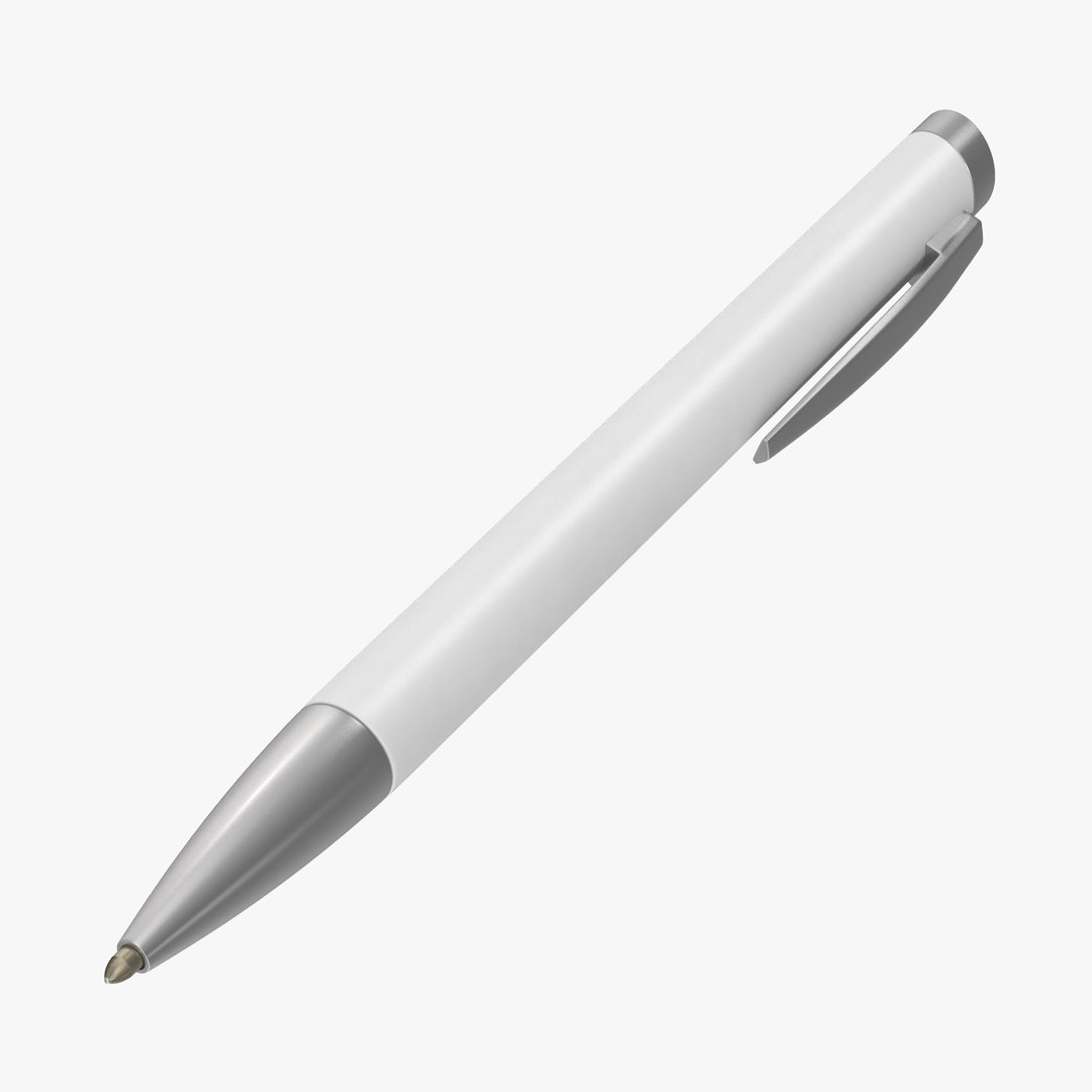 Promotional Ink Pens Mockup 3D Model - TurboSquid 1235859