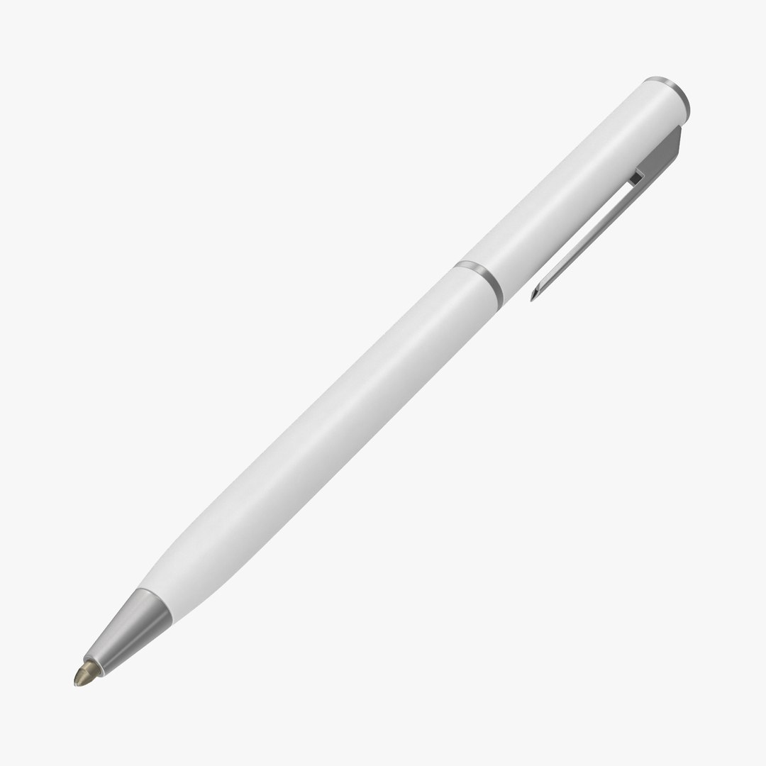 Promotional Ink Pens Mockup 3D Model - TurboSquid 1235859