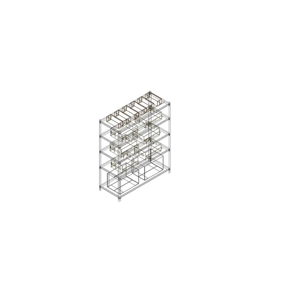 modelo 3d Iron shelves - TurboSquid 2003298