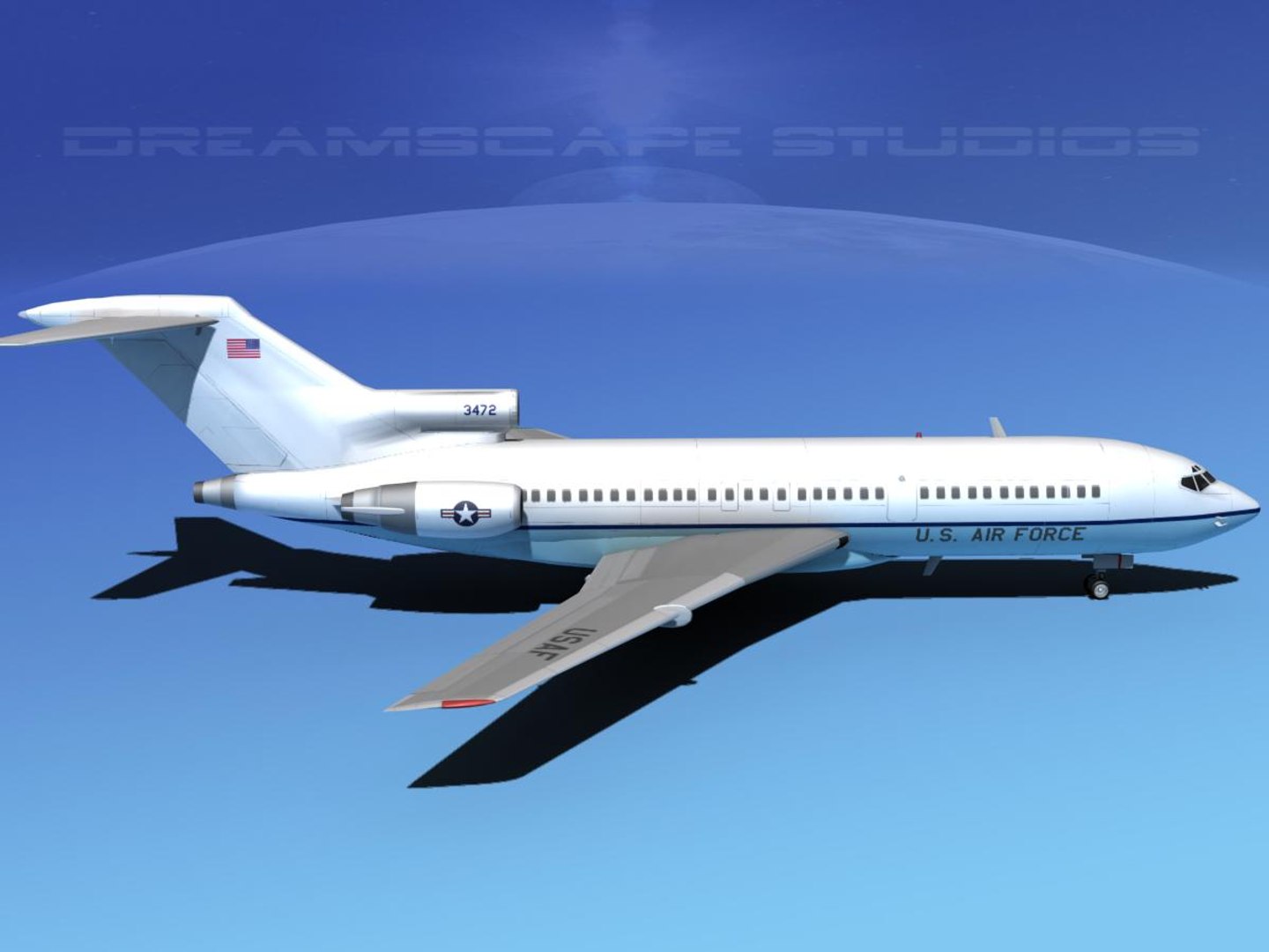Turbines C-22a Boeing 727-100 3d Lwo