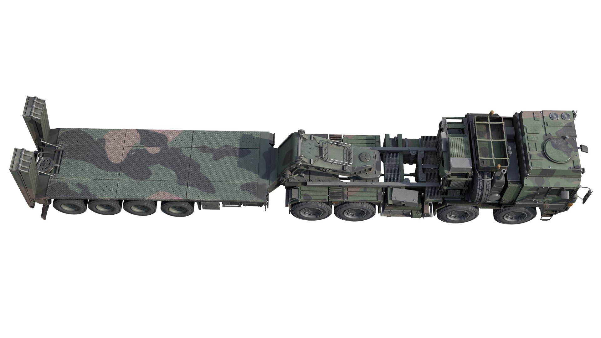 3D Model Rheinmetall HX81 Military Truck With Troller - TurboSquid 2243964