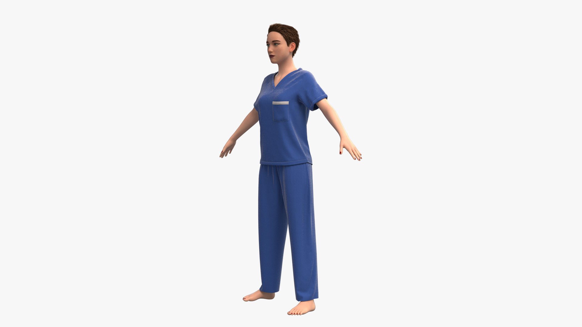 3D Medical Cloth Female Collection 4 Colors PBR 8K model - TurboSquid ...