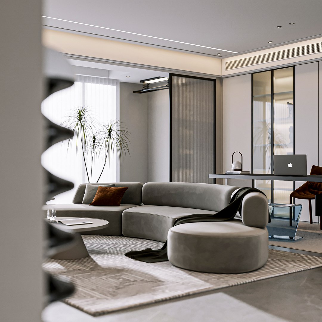 3D Apartment Studio Design 02 Model - TurboSquid 1956415