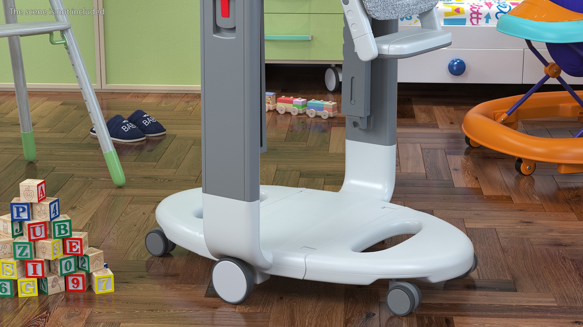 3D Peg Perego High Chair Tatamia Vertical Grey Model - TurboSquid 2164621