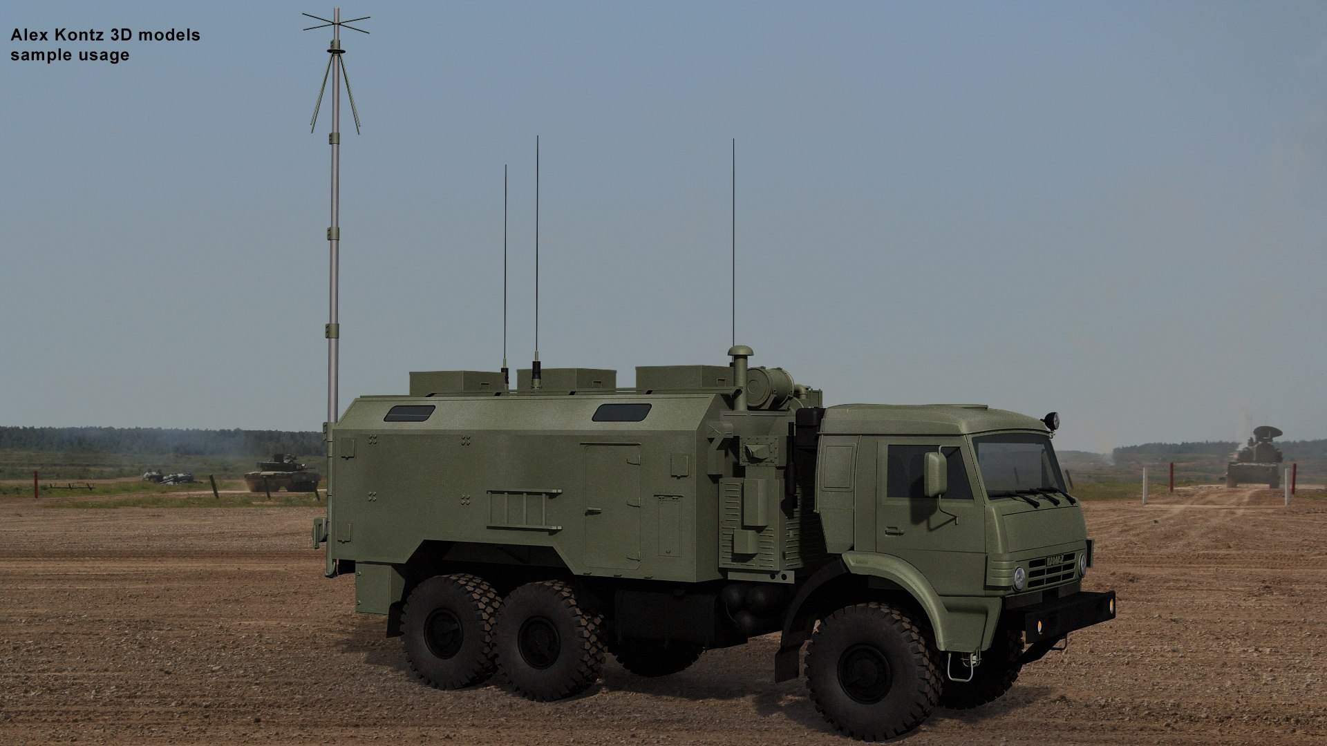 3D Iskander-m Battery Vehicle Model - TurboSquid 1572708