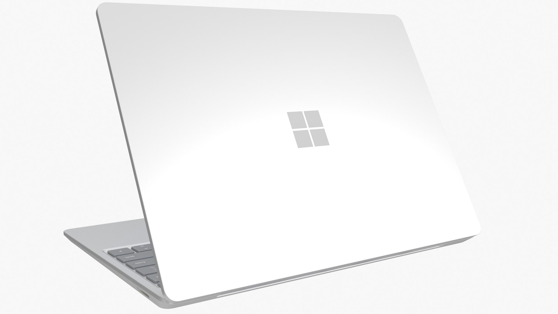 3D Microsoft Surface Laptop Go 3 Platinum Rigged model - TurboSquid 2153459