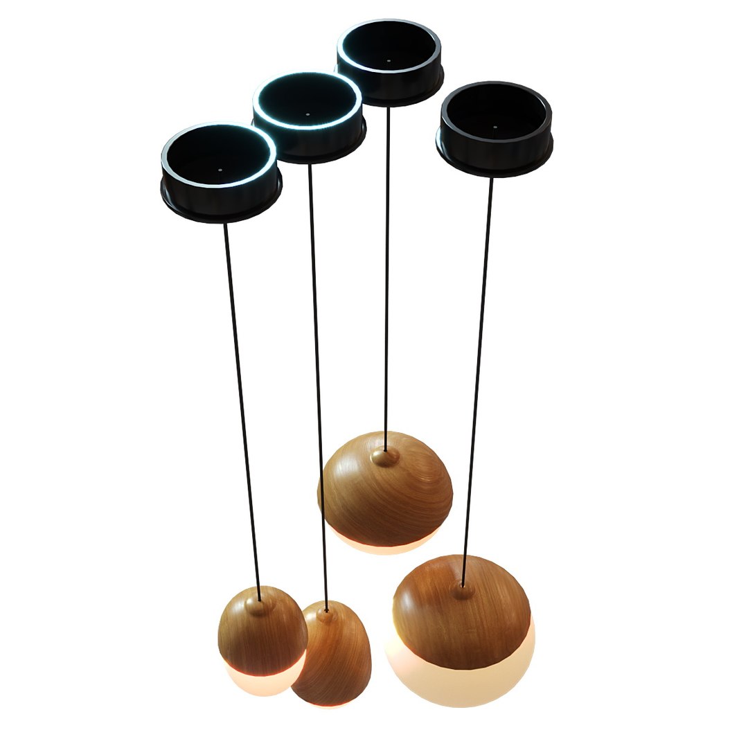 3D Model Modern Nodic Wood Acrylic - TurboSquid 1614126