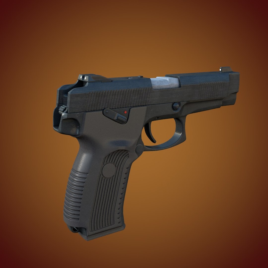 3dsmax Mp-443 Grach Yarygin Pistol