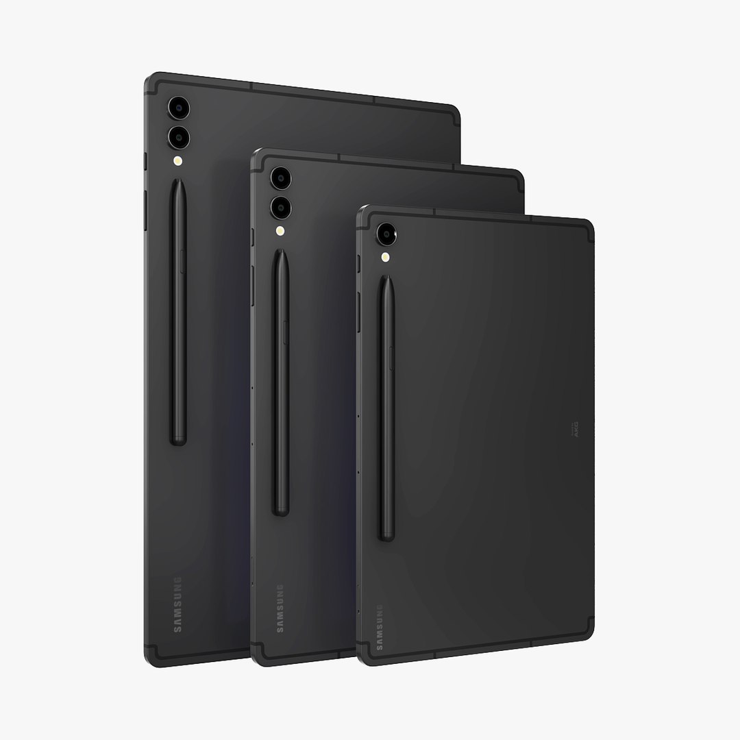 3D Samsung Galaxy Tab S9 S9 Plus S9 Ultra Model - TurboSquid 2113619