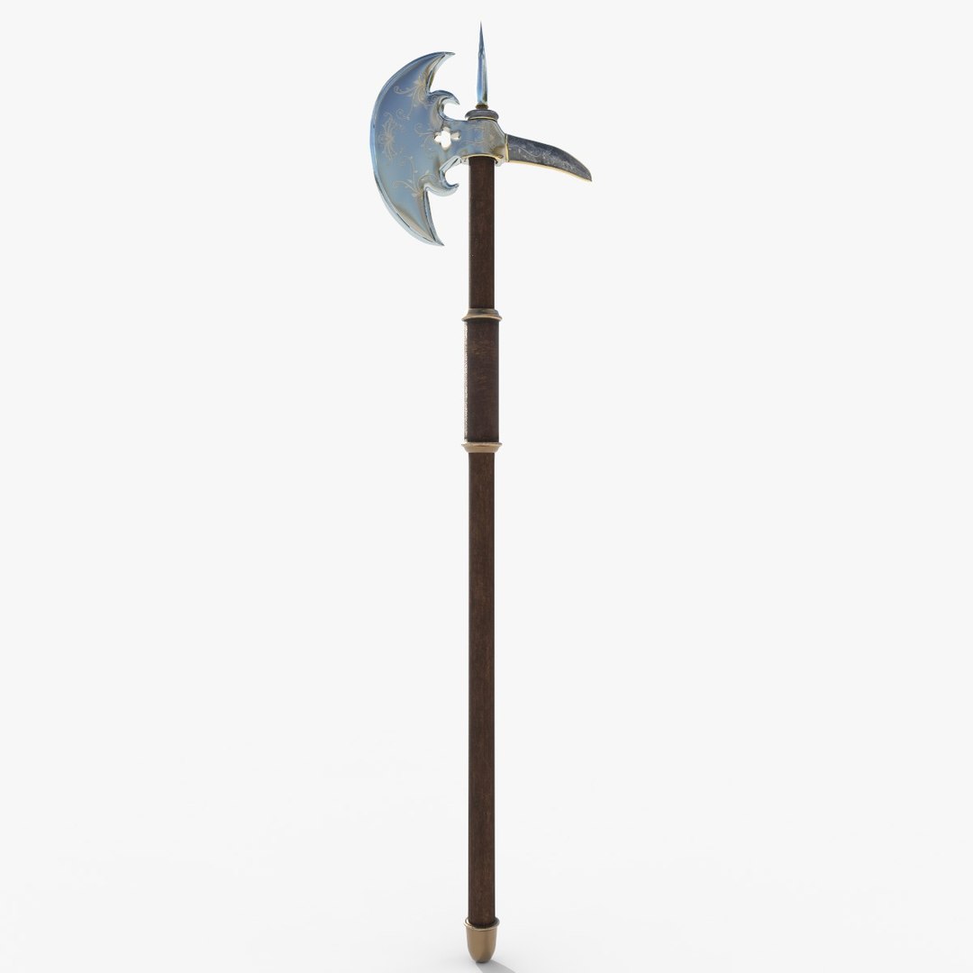 Medieval Halberd 3D Model - TurboSquid 1899330