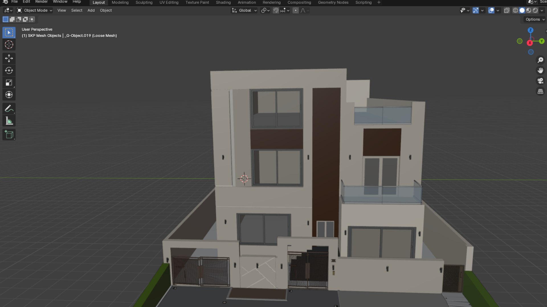 Building Elevation Design 3D Model - TurboSquid 2341692