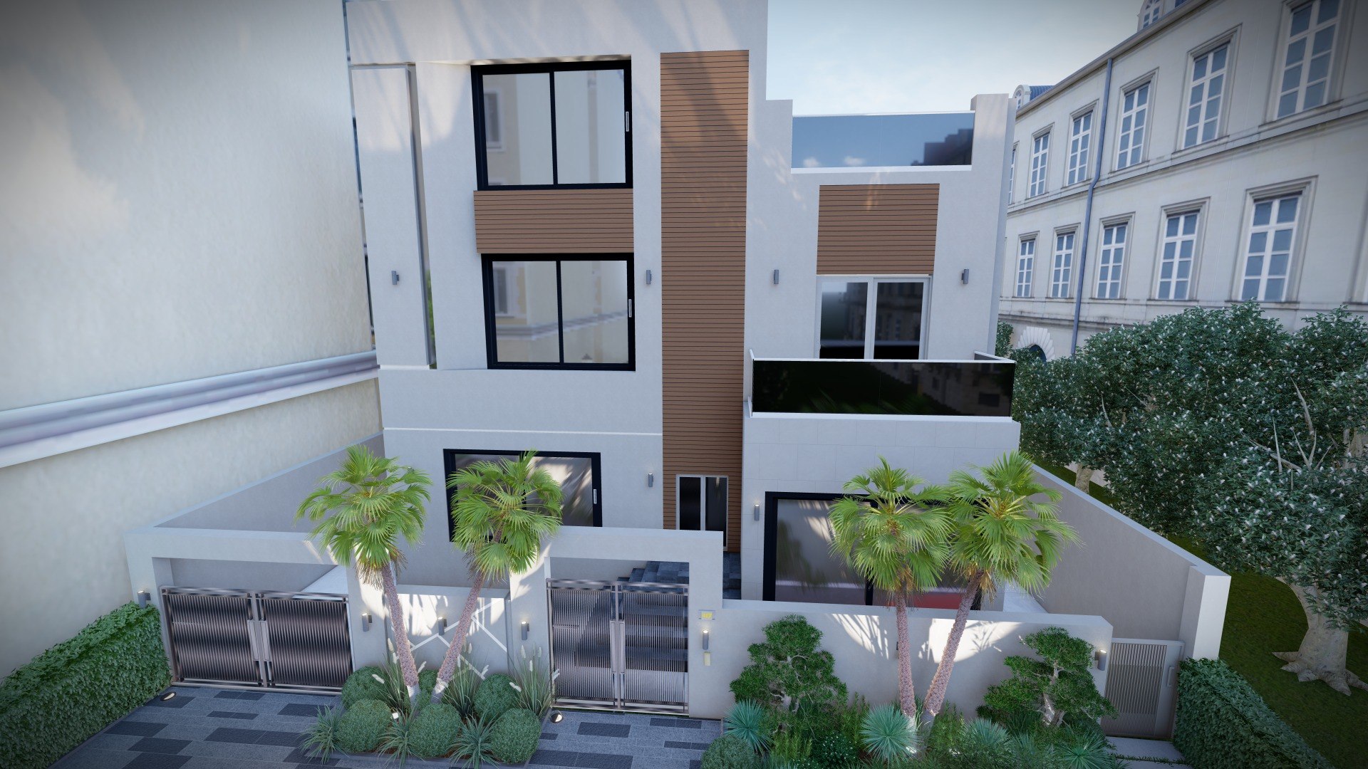 Building Elevation Design 3D Model - TurboSquid 2341692