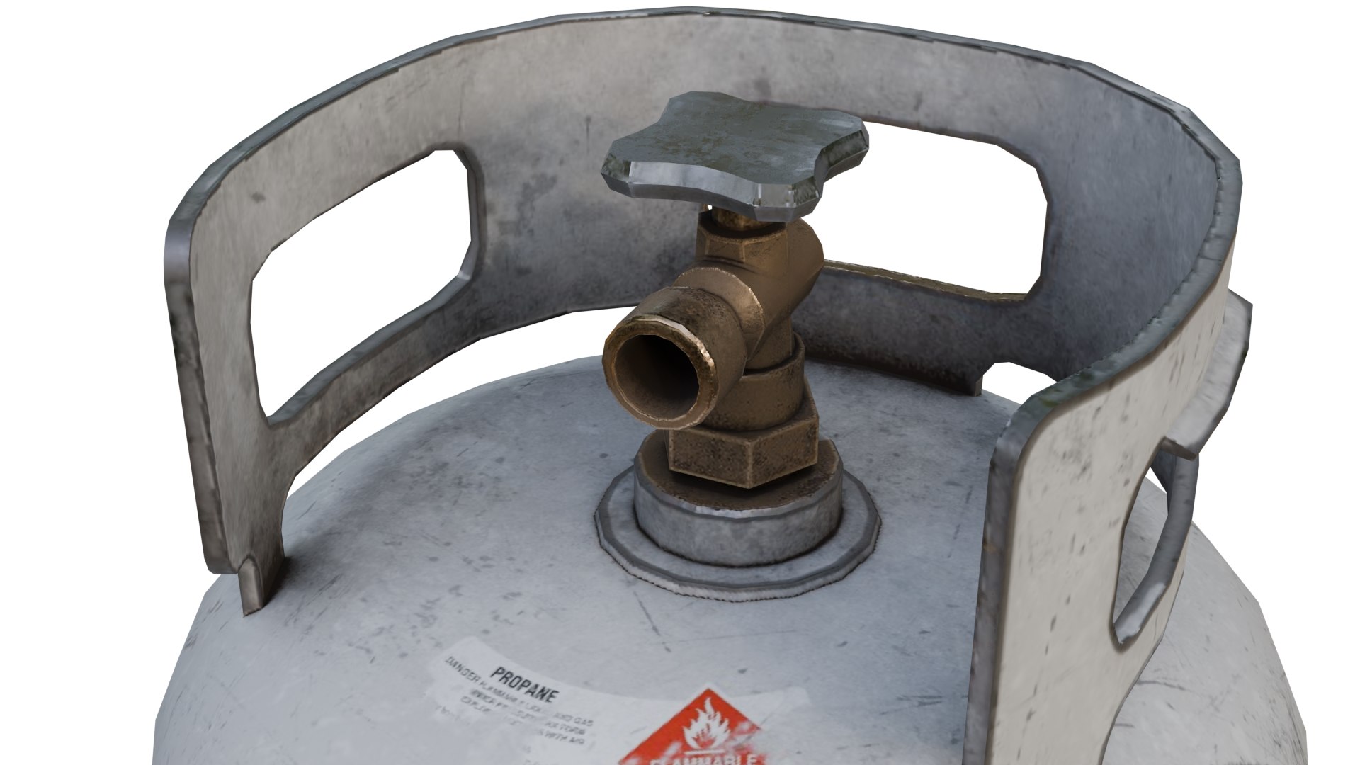 Propane Cylinder 3D Model - TurboSquid 2227700