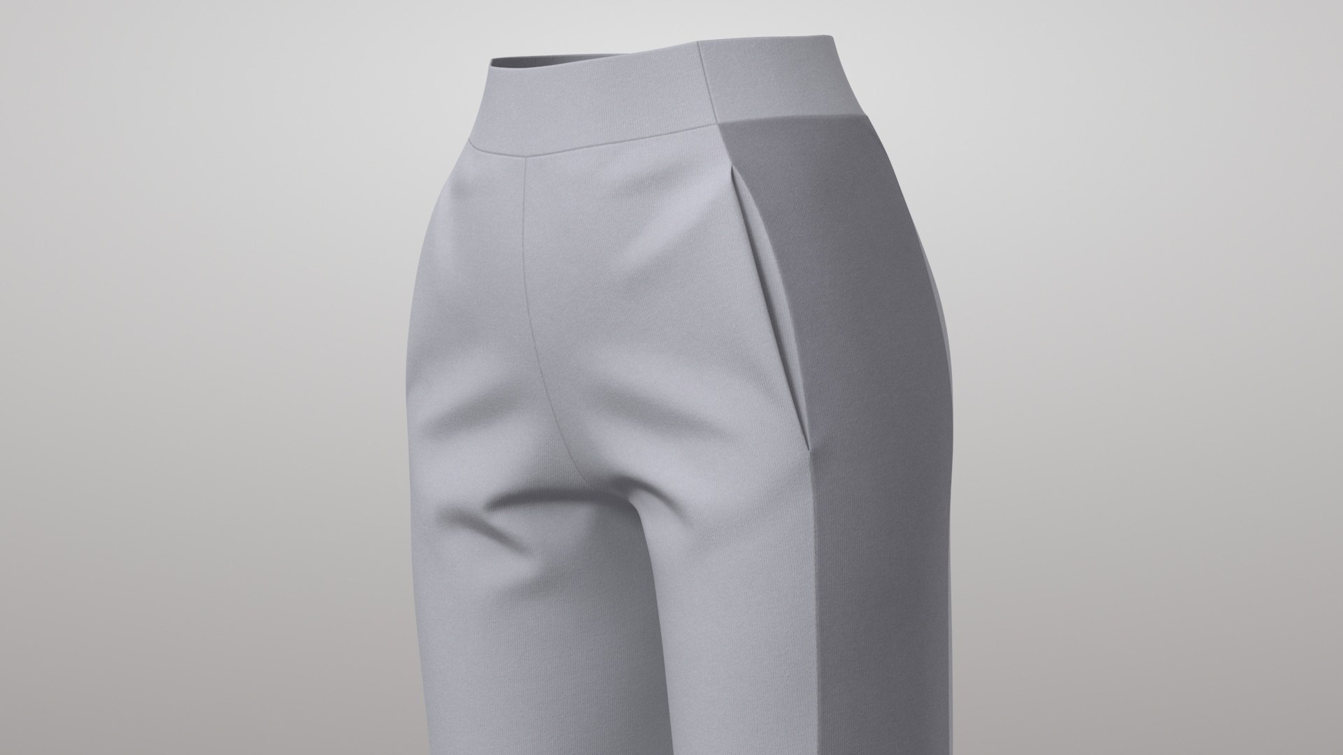 3D Sweatpants Female 2v PBR model - TurboSquid 1812917