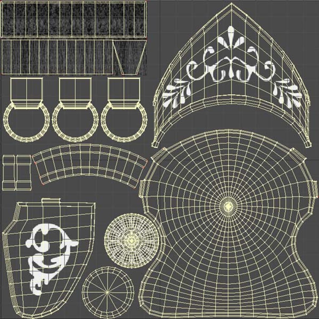 Roman Helmets 3d Model