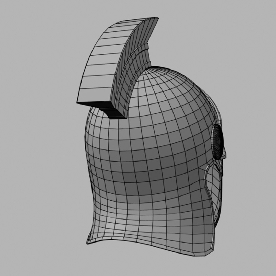 Roman Helmets 3d Model