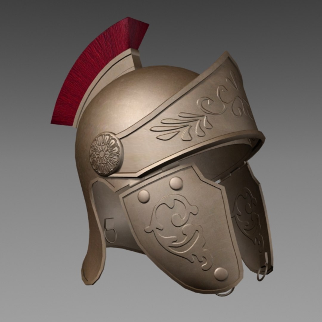 Roman Helmets 3d Model