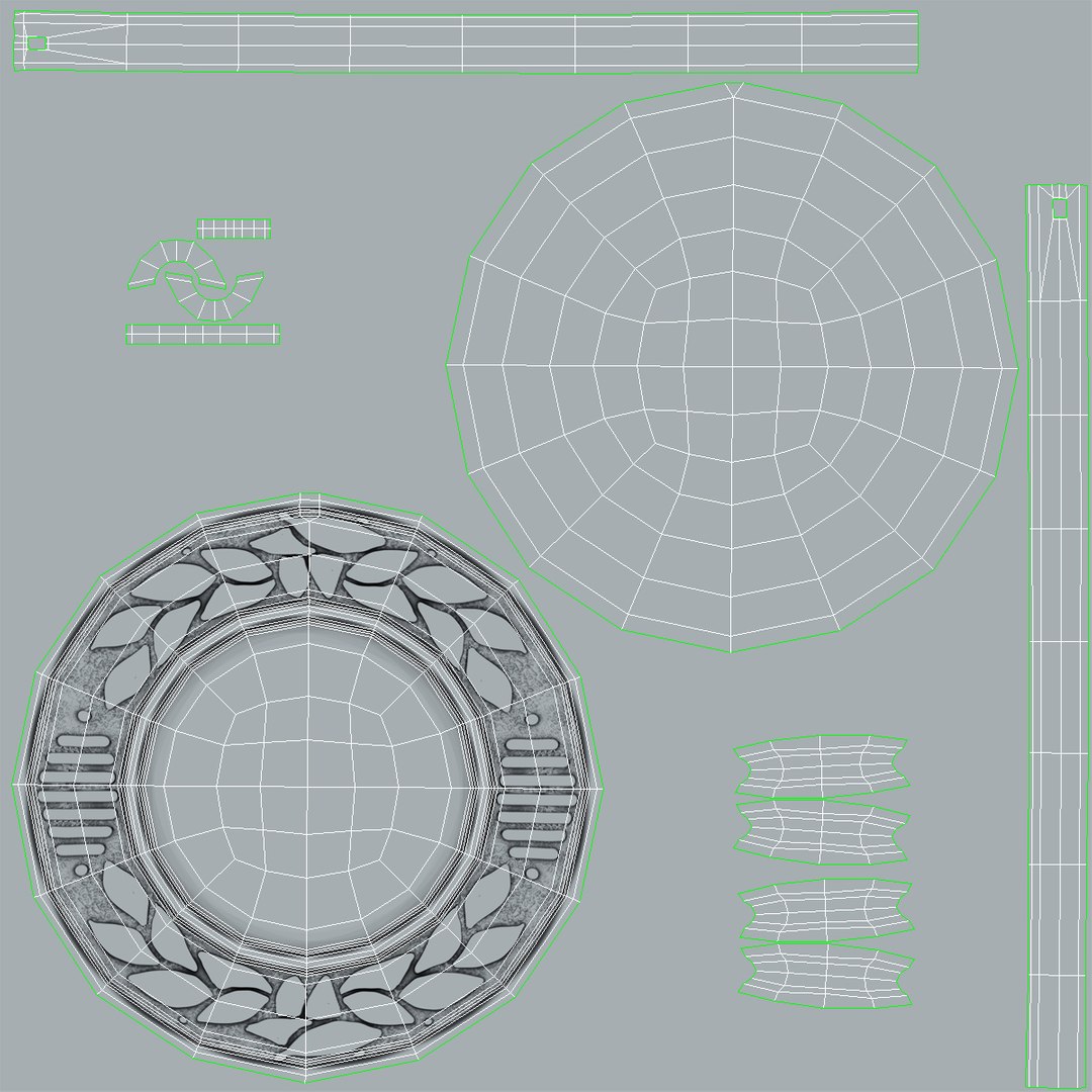 Award Medal 2 Silver 3d 3ds