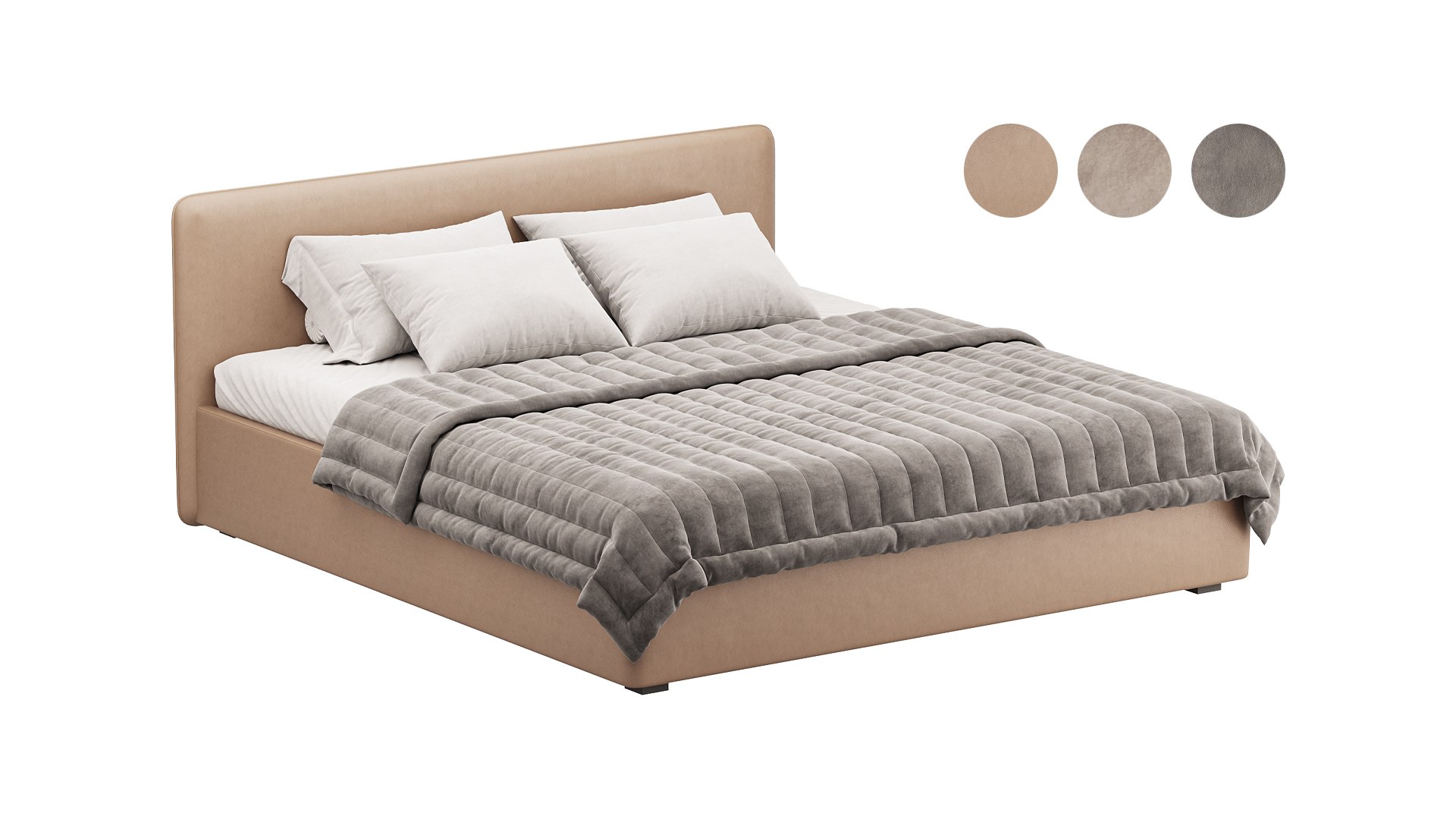 3D Model Barry Bed With Compartment - TurboSquid 2320596