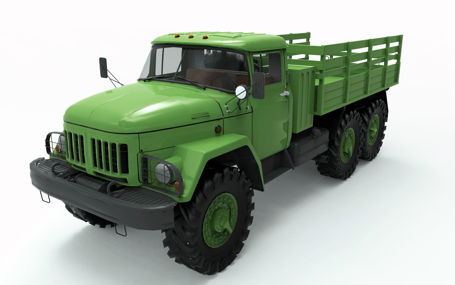 Military Zil 131 3D Model - TurboSquid 1288924