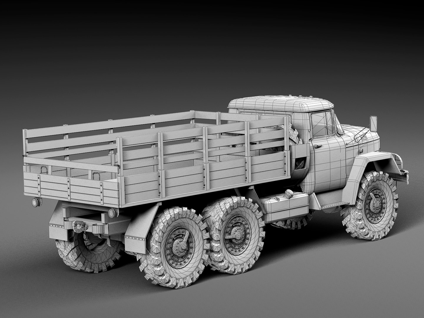 Military Zil 131 3D Model - TurboSquid 1288924
