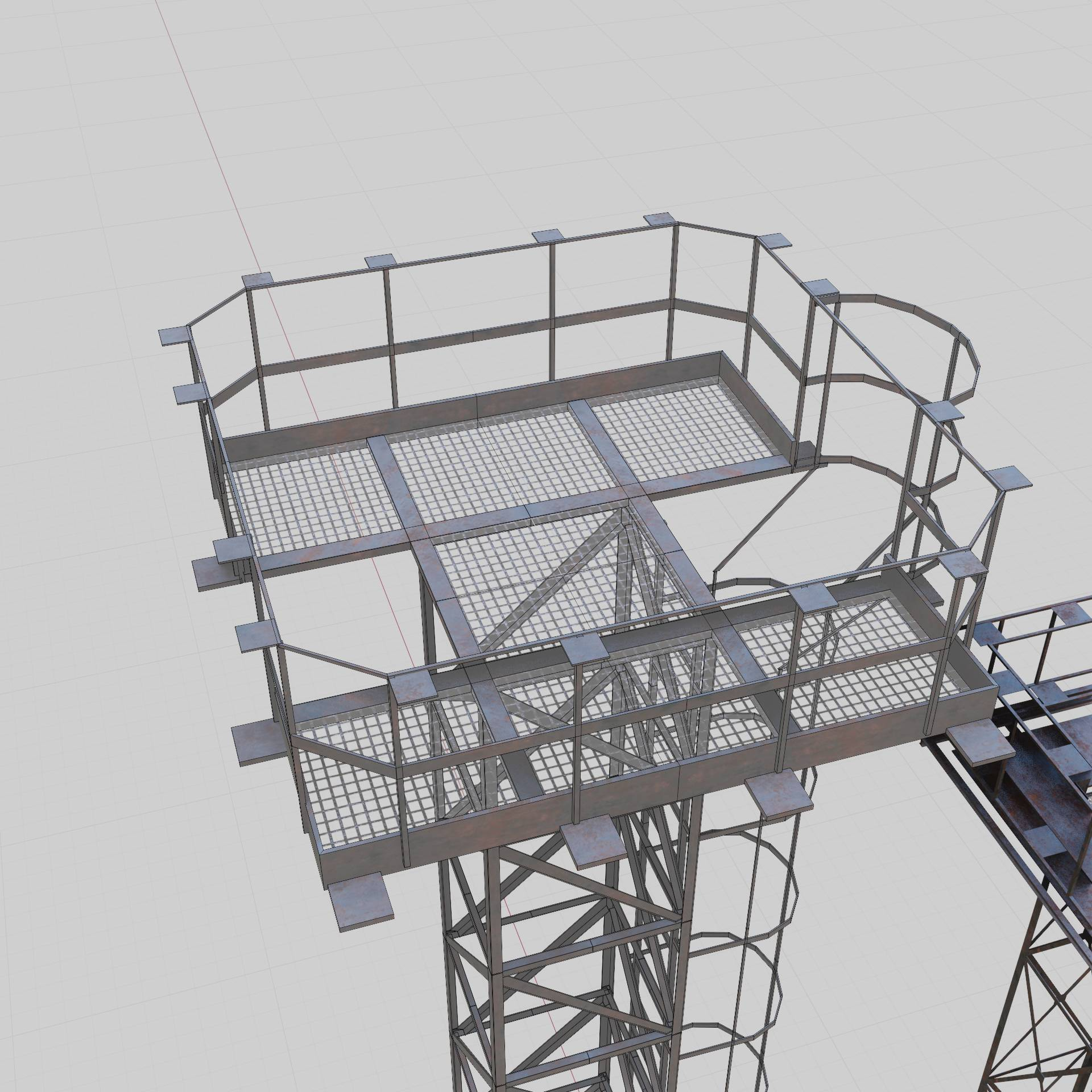 3D power tower electric model - TurboSquid 1663081