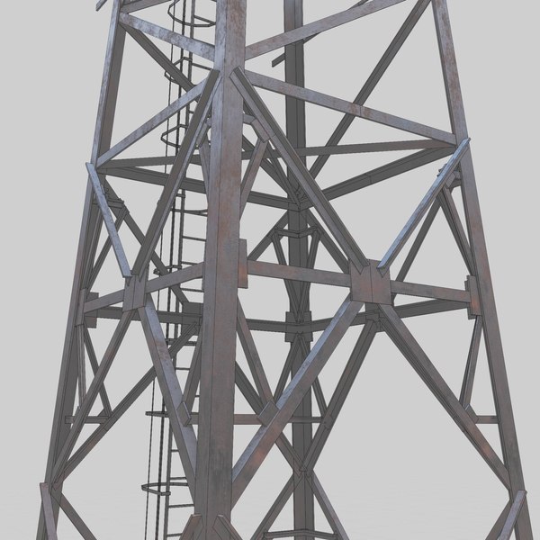 3D power tower electric model - TurboSquid 1663081