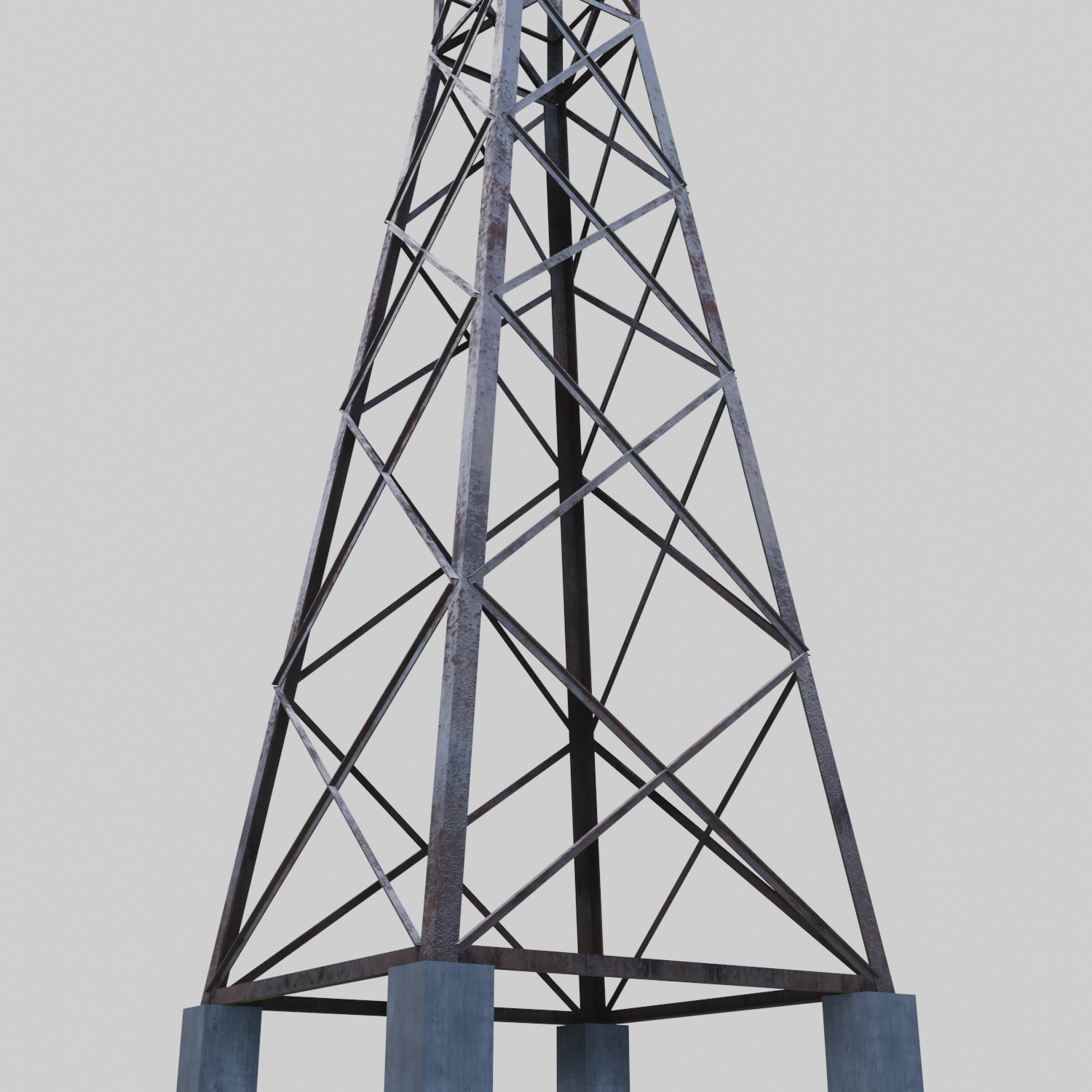 3D power tower electric model - TurboSquid 1663081