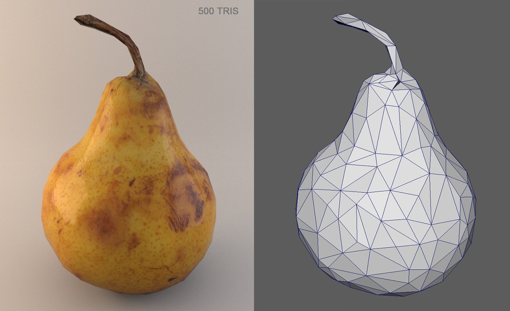 Scanned Ripe Pear Model - TurboSquid 1579129