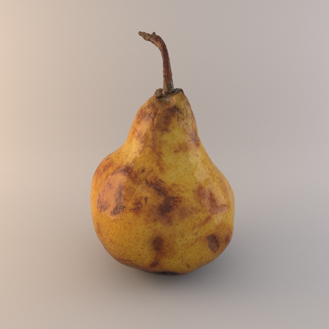 Scanned Ripe Pear Model - TurboSquid 1579129