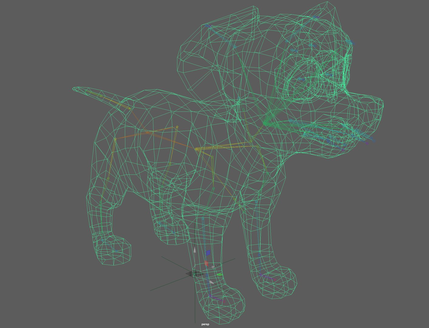 Cartoon Cute Puppy Dog Rig 3D - TurboSquid 1887323