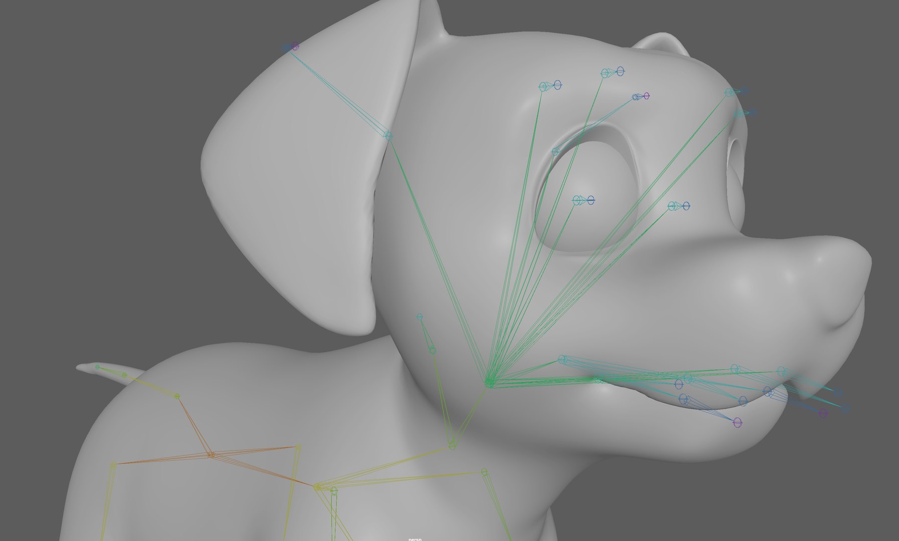 Cartoon Cute Puppy Dog Rig 3D - TurboSquid 1887323