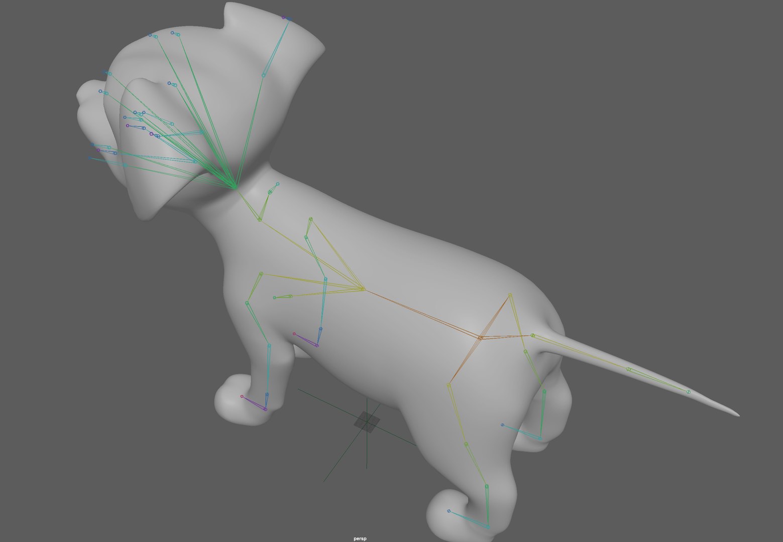 Cartoon Cute Puppy Dog Rig 3D - TurboSquid 1887323