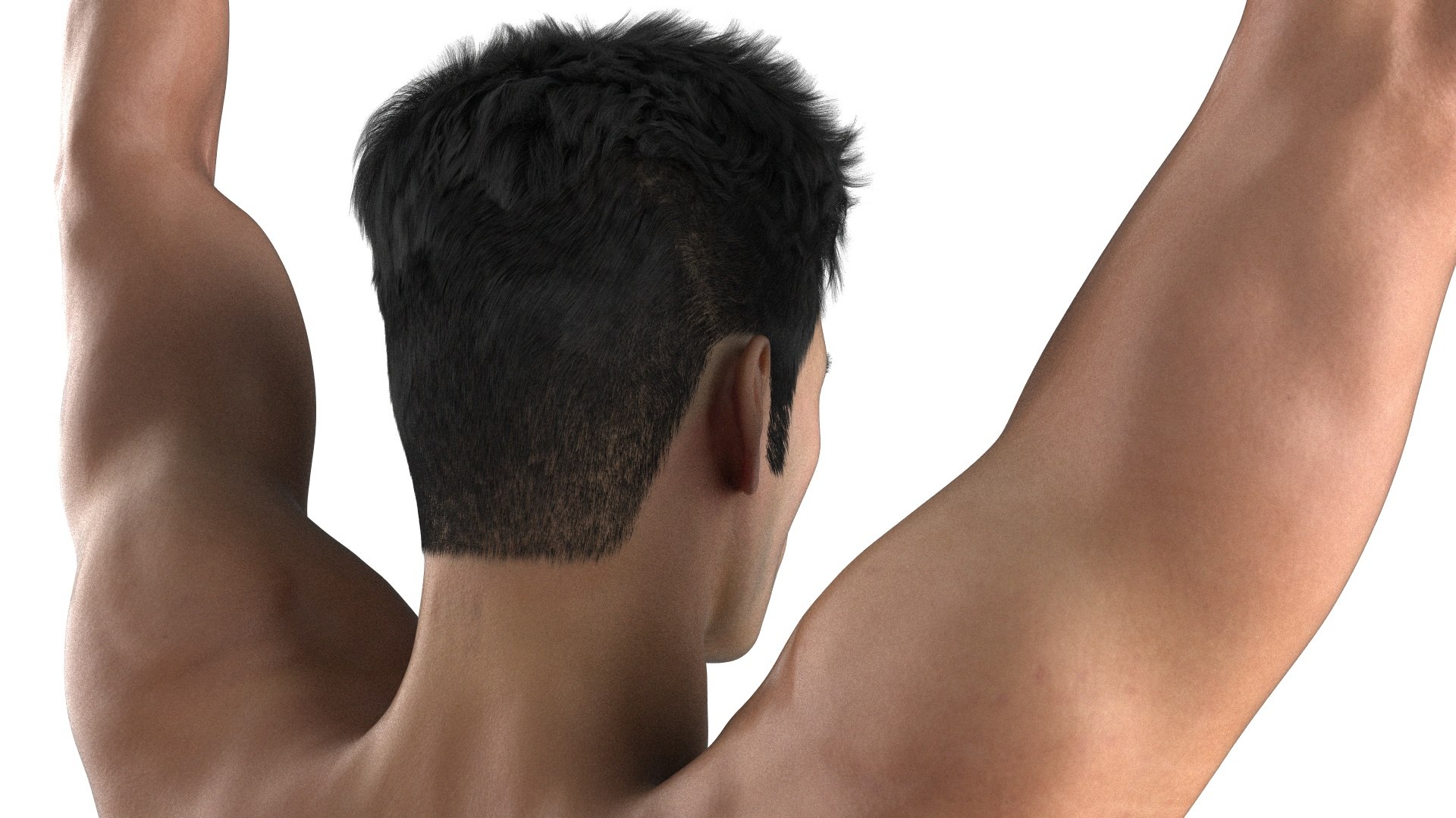 UFC MMA Fighter In Victory Pose Fur Model - TurboSquid 2334152