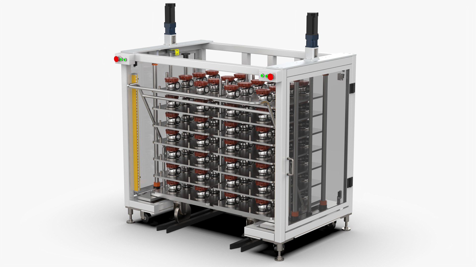 3D Model Automatic Lifting Silo Module - TurboSquid 2011256