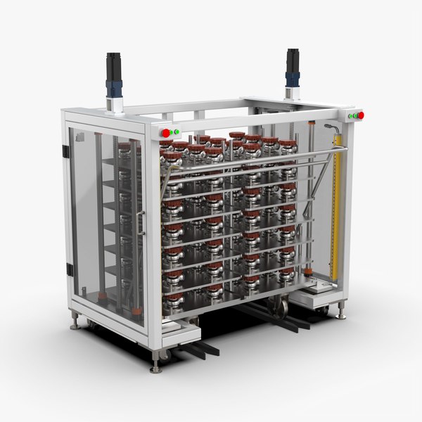 modelo 3d Automatic Lifting Silo Module - TurboSquid 2011256