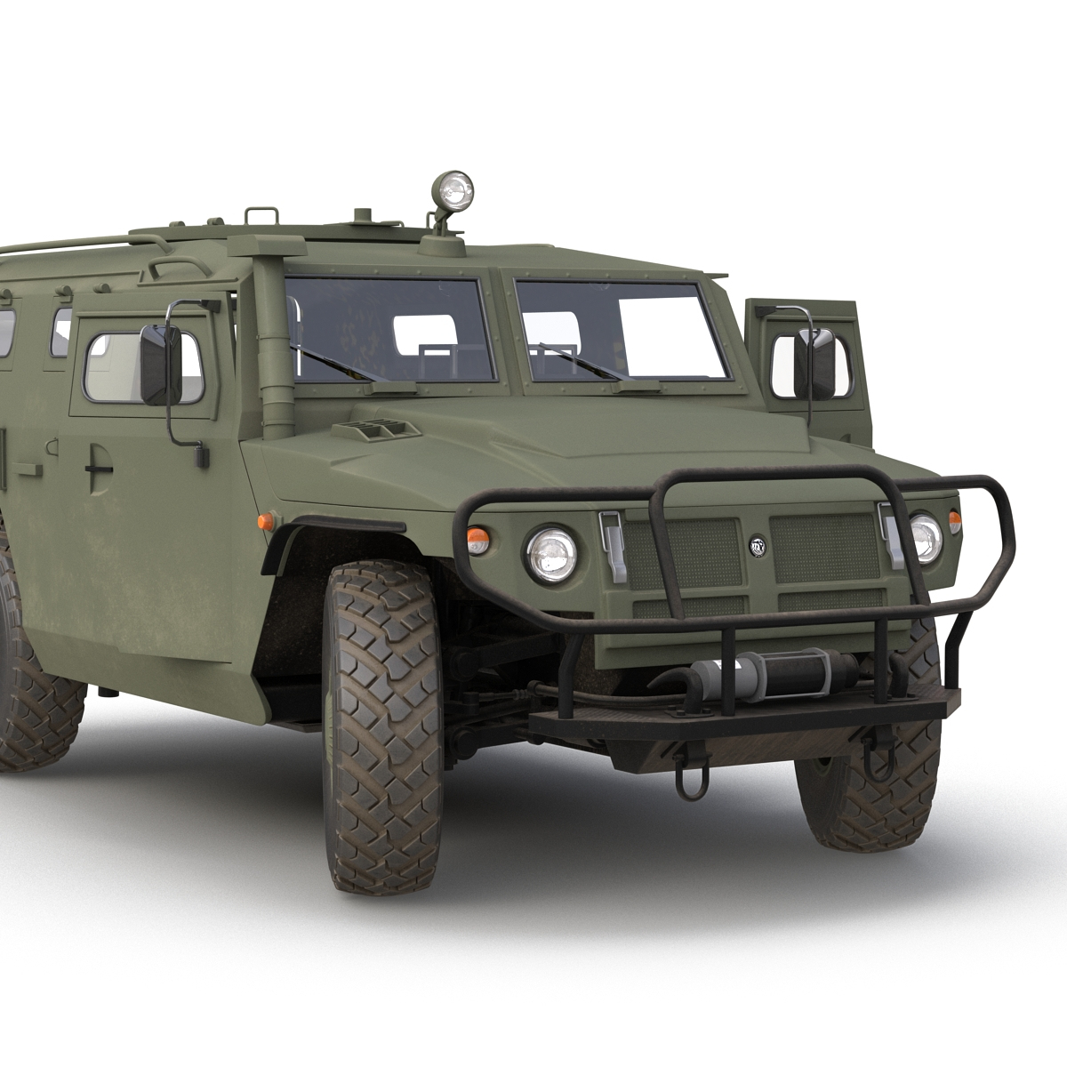3d model russian mobility vehicle gaz