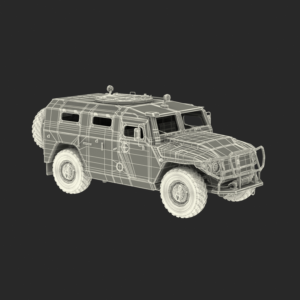 Russian Mobility Vehicle GAZ Tigr M Model 3D - TurboSquid 1041641