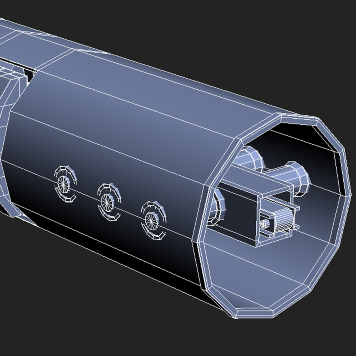 tunnel boring machine 3d model